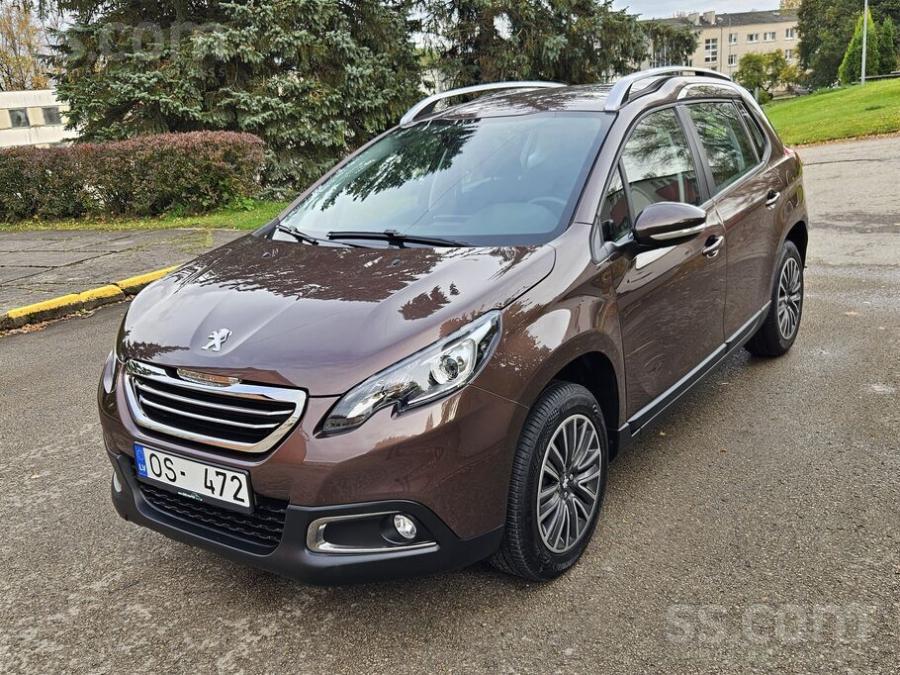 Brown Peugeot 2008 2014 in Jekabpils, with an engine capacity of 1.20 L and mileage of 45 thousand km for 7490 €, photo 3 on AUTOMOTO.COM.LV
