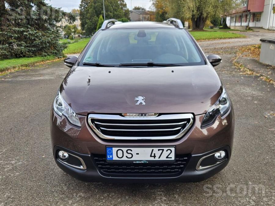 Brown Peugeot 2008 2014 in Jekabpils, with an engine capacity of 1.20 L and mileage of 45 thousand km for 7490 €, photo 4 on AUTOMOTO.COM.LV