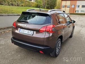 Brown Peugeot 2008 2014 in Jekabpils, with an engine capacity of 1.20 L and mileage of 45 thousand km for 7490 €, photo 8 on AUTOMOTO.COM.LV