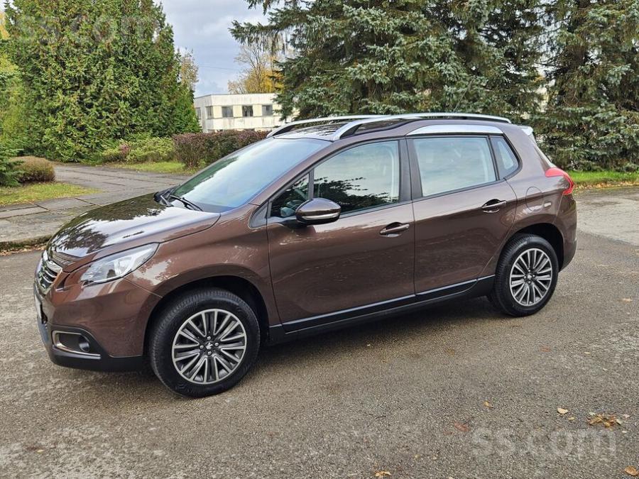 Brown Peugeot 2008 2014 in Jekabpils, with an engine capacity of 1.20 L and mileage of 45 thousand km for 7490 €, photo 13 on AUTOMOTO.COM.LV