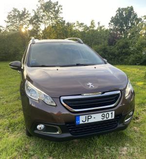 Brūns Peugeot 2008 2015 Rīga, ar dzinēja tilpumu 1.20 L un nobraukumu 154 tūkst. km par 5200 €, foto  vietnē AUTOMOTO.COM.LV