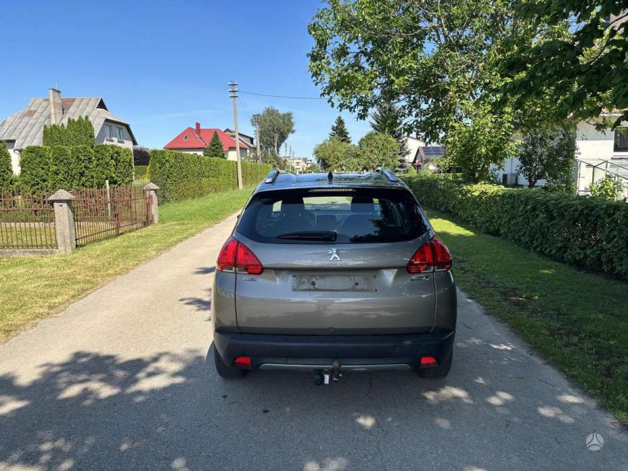 Brown Peugeot 2008 2016 in Jurbarkas, with an engine capacity of 1.56 L and mileage of 182 thousand km for 6200 €, photo 7 on AUTOMOTO.COM.LV