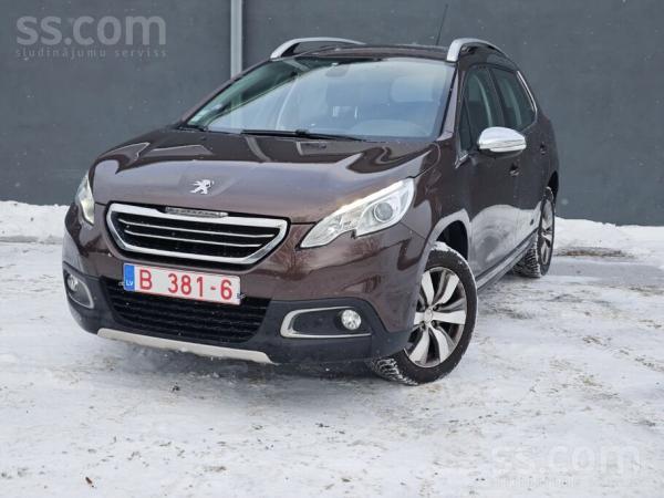 Brown Peugeot 2008 2014 in Ogre, with an engine capacity of 1.20 L and mileage of 117 thousand km for 4995 €, photo 1 on AUTOMOTO.COM.LV