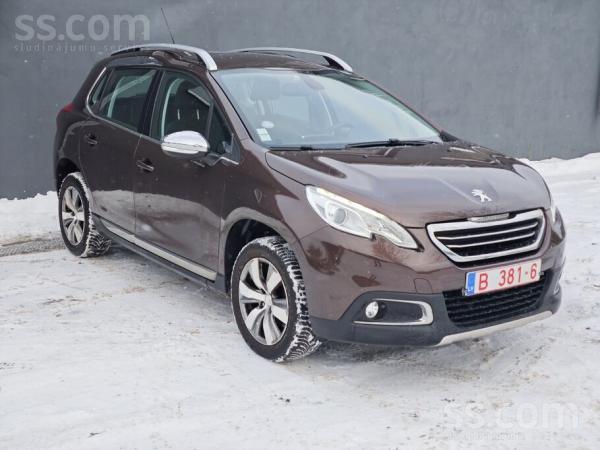 Brown Peugeot 2008 2014 in Ogre, with an engine capacity of 1.20 L and mileage of 117 thousand km for 4995 €, photo 2 on AUTOMOTO.COM.LV