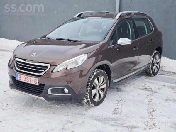 Brown Peugeot 2008 2014 in Ogre, with an engine capacity of 1.20 L and mileage of 117 thousand km for 4995 €, photo 3 on AUTOMOTO.COM.LV