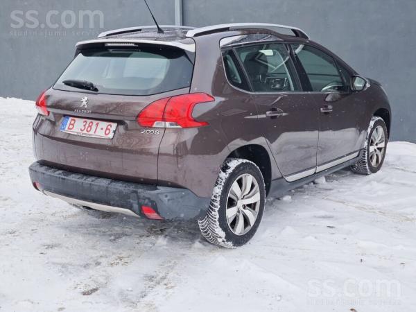 Brown Peugeot 2008 2014 in Ogre, with an engine capacity of 1.20 L and mileage of 117 thousand km for 4995 €, photo 6 on AUTOMOTO.COM.LV