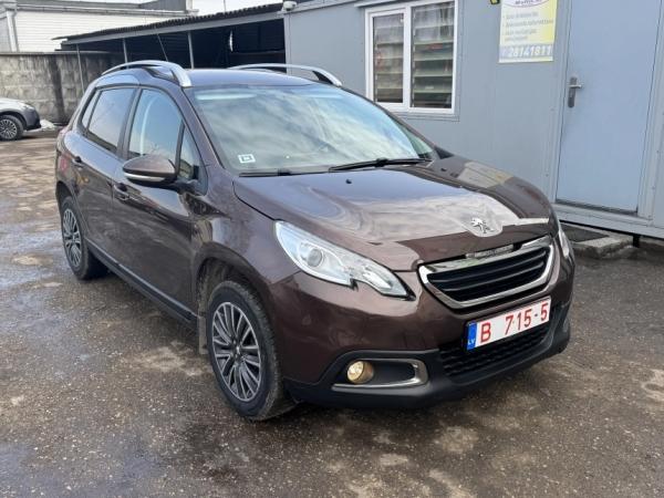 Brown Peugeot 2008 2014 in Riga, with an engine capacity of 1.20 L and mileage of 54 thousand km for 7600 €, photo 1 on AUTOMOTO.COM.LV