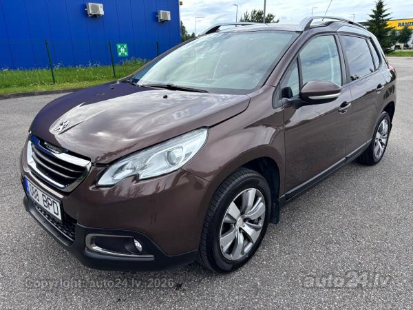 Brown Peugeot 2008 2015 in Paide, with an engine capacity of 1.20 L and mileage of 70 thousand km for 6390 €, photo 1 on AUTOMOTO.COM.LV