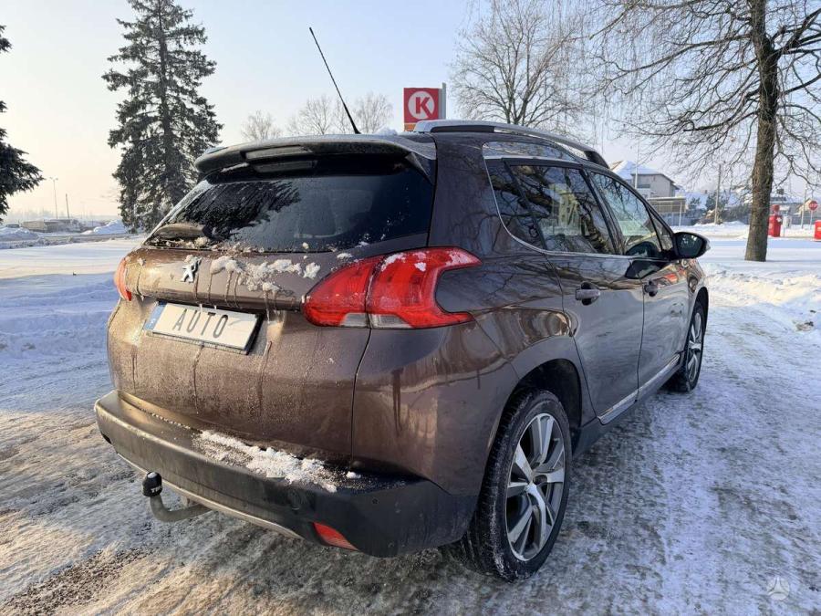 Brown Peugeot 2008 2013 in Taurage, with an engine capacity of 1.56 L and mileage of 208 thousand km for 5499 €, photo 12 on AUTOMOTO.COM.LV
