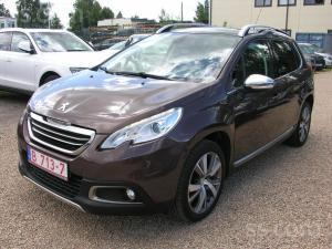 Brown Peugeot 2008 2015 in Riga, with an engine capacity of 1.60 L and mileage of 171 thousand km for 5850 €, photo  on AUTOMOTO.COM.LV
