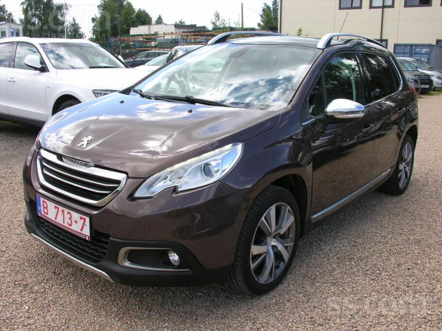 Brown Peugeot 2008 2015 in Riga, with an engine capacity of 1.60 L and mileage of 171 thousand km for 5850 €, photo 1 on AUTOMOTO.COM.LV