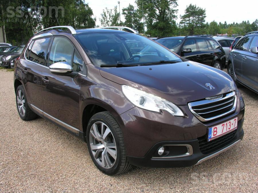 Brown Peugeot 2008 2015 in Riga, with an engine capacity of 1.60 L and mileage of 171 thousand km for 5850 €, photo 3 on AUTOMOTO.COM.LV