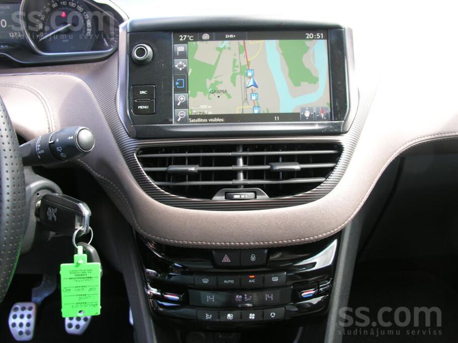 Brown Peugeot 2008 2015 in Riga, with an engine capacity of 1.60 L and mileage of 171 thousand km for 5850 €, photo 17 on AUTOMOTO.COM.LV