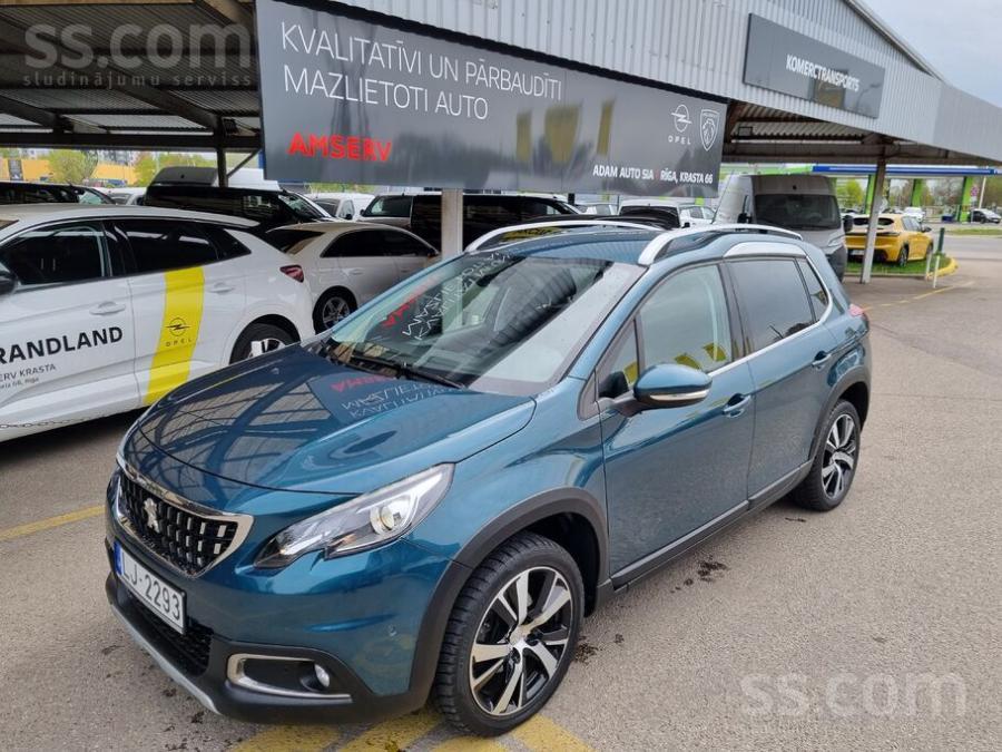 Zaļš Peugeot 2008 2018 Rīga, ar dzinēja tilpumu 1.20 L un nobraukumu 30 tūkst. km par 9700 €, foto 1 vietnē AUTOMOTO.COM.LV