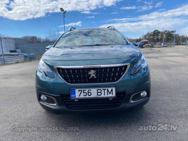 Green Peugeot 2008 2017 in Tallinn, with an engine capacity of 1.20 L and mileage of 131 thousand km for 6880 €, photo 1 on AUTOMOTO.COM.LV