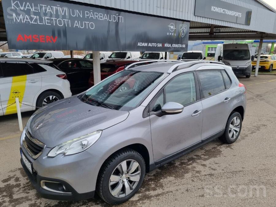 Grey Peugeot 2008 2014 in Riga, with an engine capacity of 1.60 L and mileage of 135 thousand km for 6400 €, photo 1 on AUTOMOTO.COM.LV