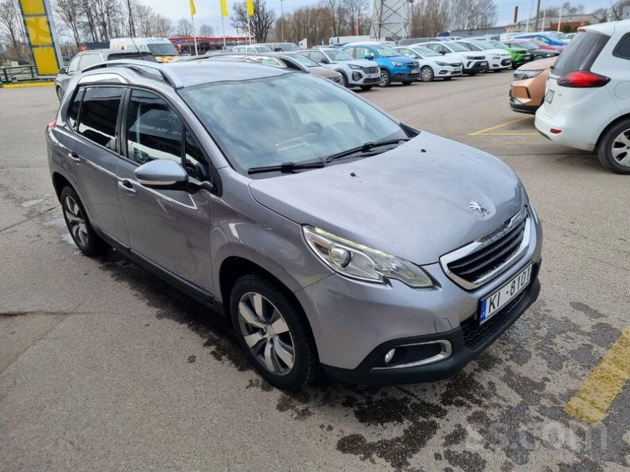 Grey Peugeot 2008 2014 in Riga, with an engine capacity of 1.60 L and mileage of 135 thousand km for 6400 €, photo 4 on AUTOMOTO.COM.LV