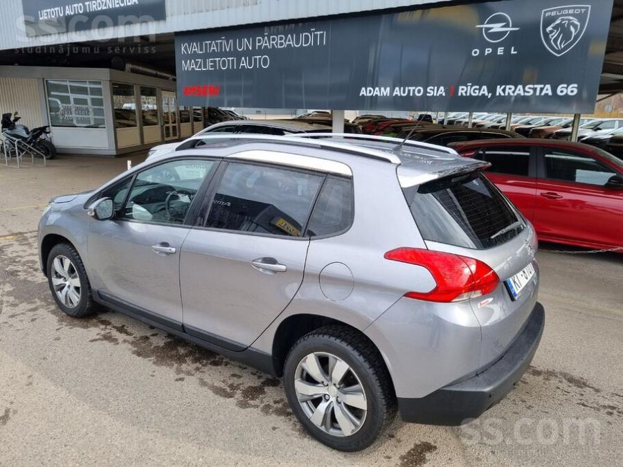 Grey Peugeot 2008 2014 in Riga, with an engine capacity of 1.60 L and mileage of 135 thousand km for 6400 €, photo 5 on AUTOMOTO.COM.LV