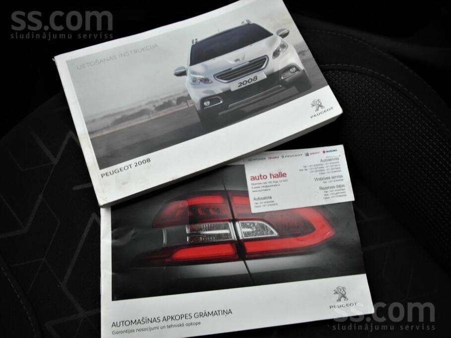 Pelēks Peugeot 2008 2014 Rīga, ar dzinēja tilpumu 1.20 L un nobraukumu 155 tūkst. km par 3650 €, foto 29 vietnē AUTOMOTO.COM.LV