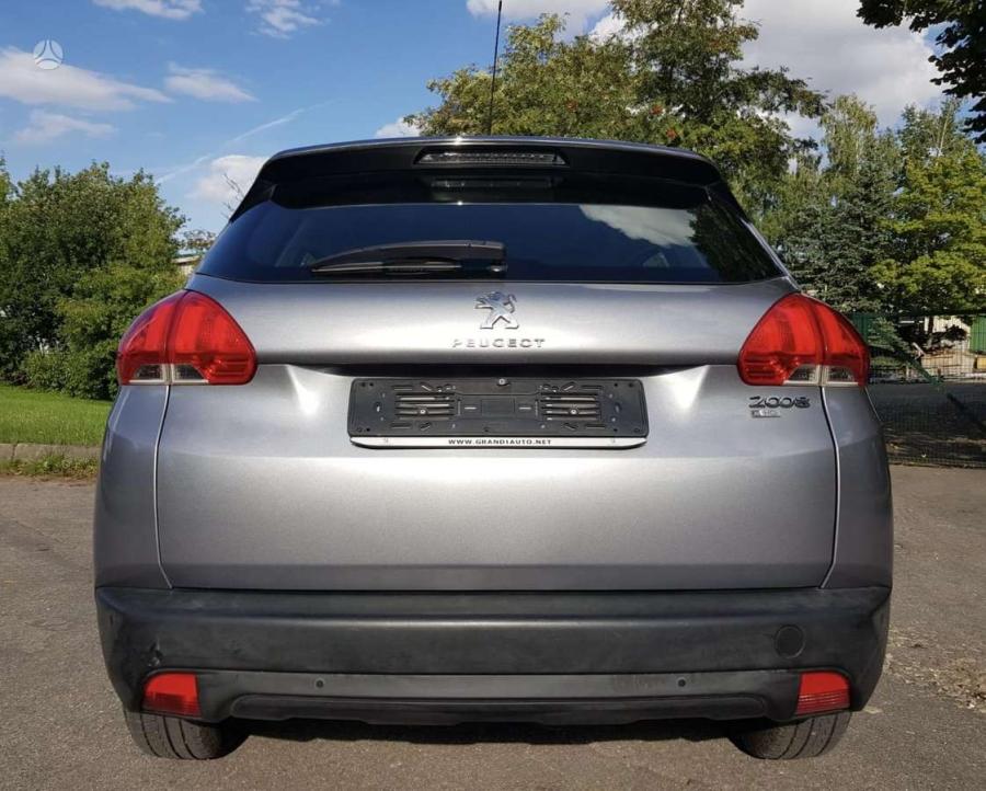 Grey Peugeot 2008 2014 in Siauliai, with an engine capacity of 1.56 L and mileage of 273 thousand km for 3650 €, photo 6 on AUTOMOTO.COM.LV