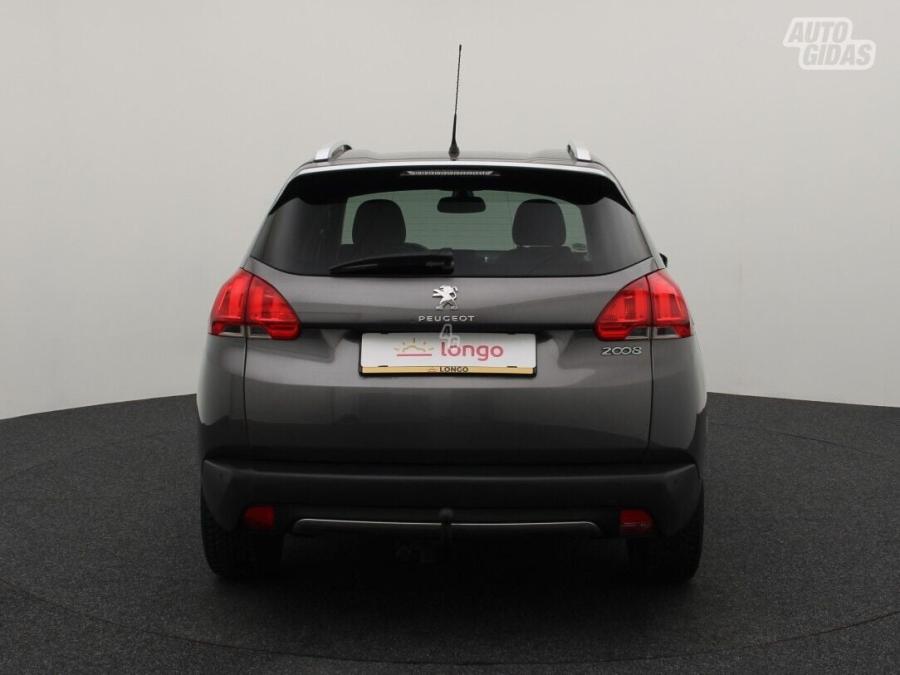 Grey Peugeot 2008 2015 in Vilnius, with an engine capacity of 1.60 L and mileage of 132 thousand km for 8399 €, photo 5 on AUTOMOTO.COM.LV