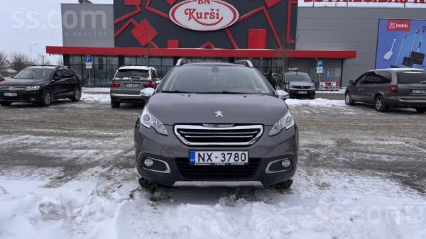 Grey Peugeot 2008 2015 in Liepaja, with an engine capacity of 1.20 L and mileage of 170 thousand km for 5950 €, photo 3 on AUTOMOTO.COM.LV