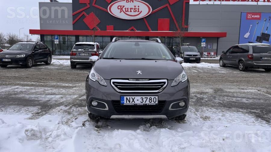 Pelēks Peugeot 2008 2015 Liepāja, ar dzinēja tilpumu 1.20 L un nobraukumu 170 tūkst. km par 5950 €, foto 3 vietnē AUTOMOTO.COM.LV
