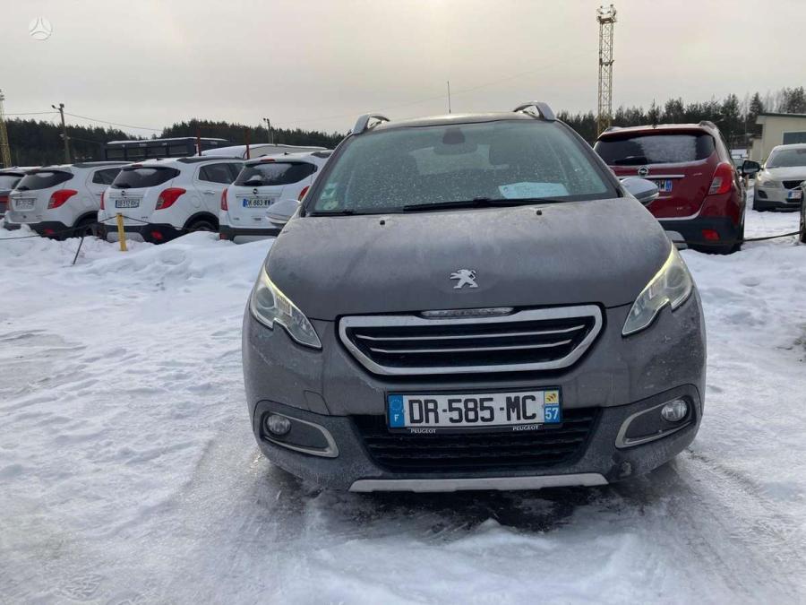 Pelēks Peugeot 2008 2015 Viļņa, ar dzinēja tilpumu 1.56 L un nobraukumu 205 tūkst. km par 4900 €, foto 3 vietnē AUTOMOTO.COM.LV