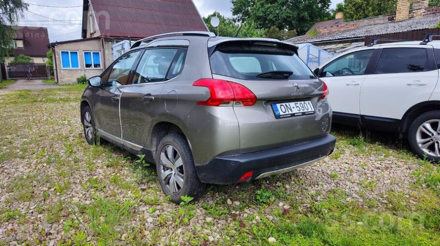 Pelēks Peugeot 2008 2015 Rīga, ar dzinēja tilpumu 1.20 L un nobraukumu 158 tūkst. km par 4500 €, foto 3 vietnē AUTOMOTO.COM.LV