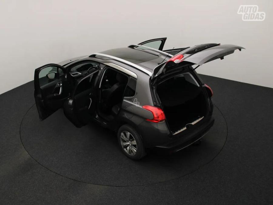 Grey Peugeot 2008 2015 in Vilnius, with an engine capacity of 1.20 L and mileage of 169 thousand km for 7099 €, photo 14 on AUTOMOTO.COM.LV
