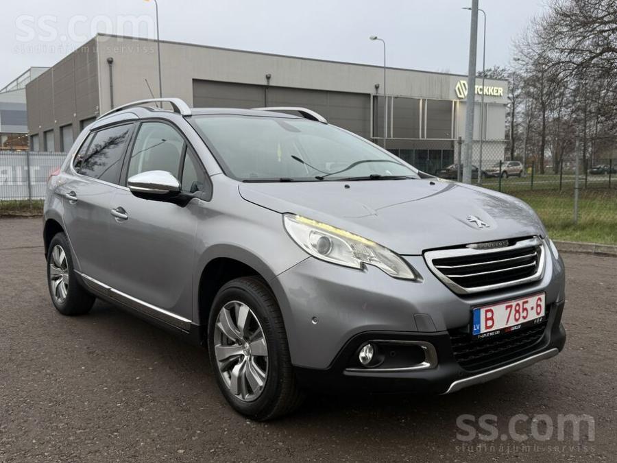 Grey Peugeot 2008 2016 in Liepaja, with an engine capacity of 1.20 L and mileage of 114 thousand km for 8400 €, photo 1 on AUTOMOTO.COM.LV