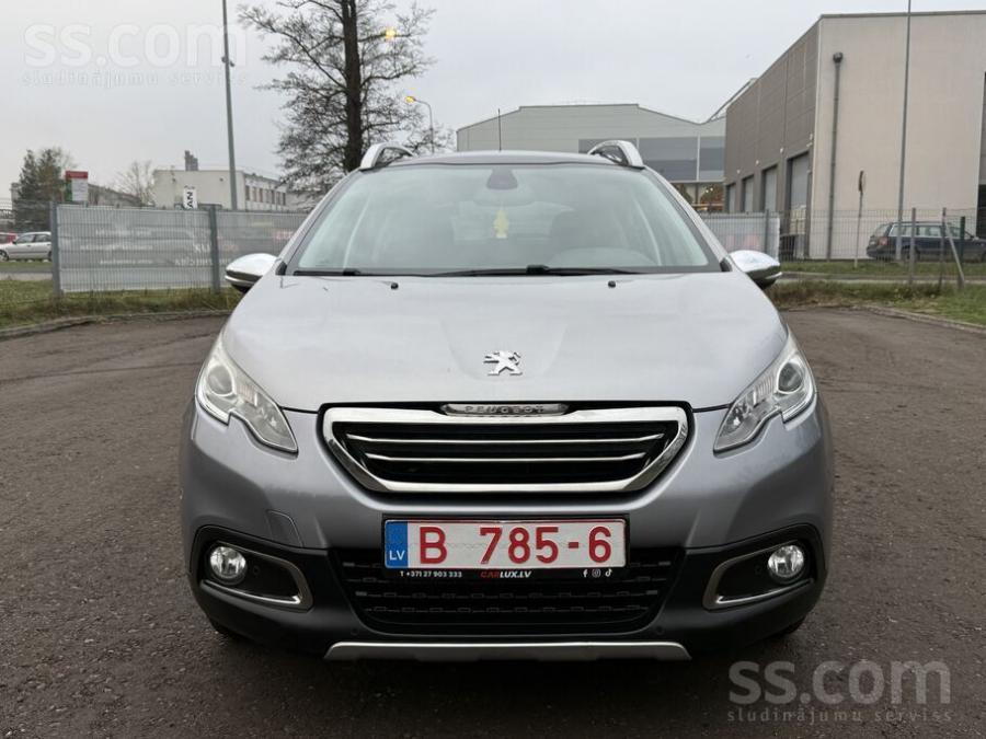 Grey Peugeot 2008 2016 in Liepaja, with an engine capacity of 1.20 L and mileage of 114 thousand km for 8400 €, photo 7 on AUTOMOTO.COM.LV