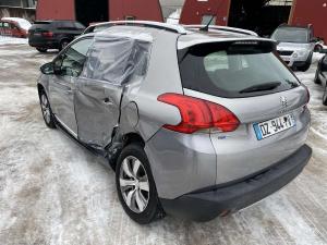 Grey Peugeot 2008 2016 in Taurage, with an engine capacity of 1.20 L and mileage of 170 thousand km for 2900 €, photo 6 on AUTOMOTO.COM.LV