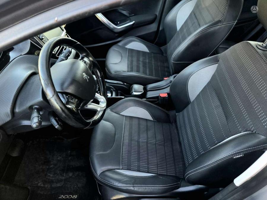 Grey Peugeot 2008 2016 in Siauliai, with an engine capacity of 1.20 L and mileage of 155 thousand km for 6200 €, photo 18 on AUTOMOTO.COM.LV