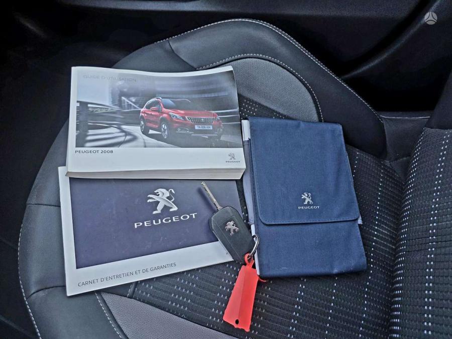 Grey Peugeot 2008 2016 in Siauliai, with an engine capacity of 1.20 L and mileage of 155 thousand km for 6200 €, photo 32 on AUTOMOTO.COM.LV