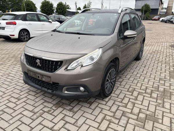 Grey Peugeot 2008 2016 in Taurage, with an engine capacity of 1.20 L and mileage of 143 thousand km for 3900 €, photo 1 on AUTOMOTO.COM.LV