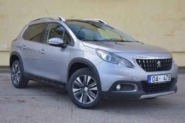 Grey Peugeot 2008 2017 in Talsi, with an engine capacity of 1.60 L and mileage of 148 thousand km for 6200 €, photo 1 on AUTOMOTO.COM.LV