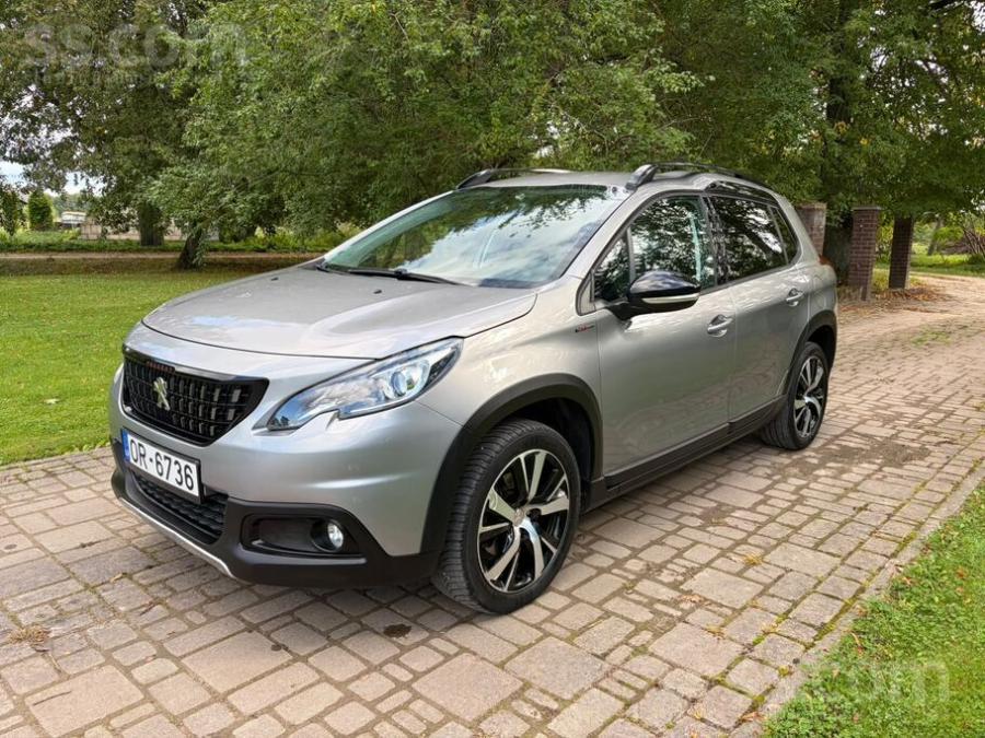 Pelēks Peugeot 2008 2017 Jelgava, ar dzinēja tilpumu 1.20 L un nobraukumu 177 tūkst. km par 6480 €, foto 1 vietnē AUTOMOTO.COM.LV