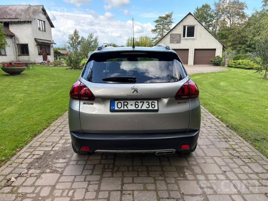 Pelēks Peugeot 2008 2017 Jelgava, ar dzinēja tilpumu 1.20 L un nobraukumu 177 tūkst. km par 6480 €, foto 5 vietnē AUTOMOTO.COM.LV