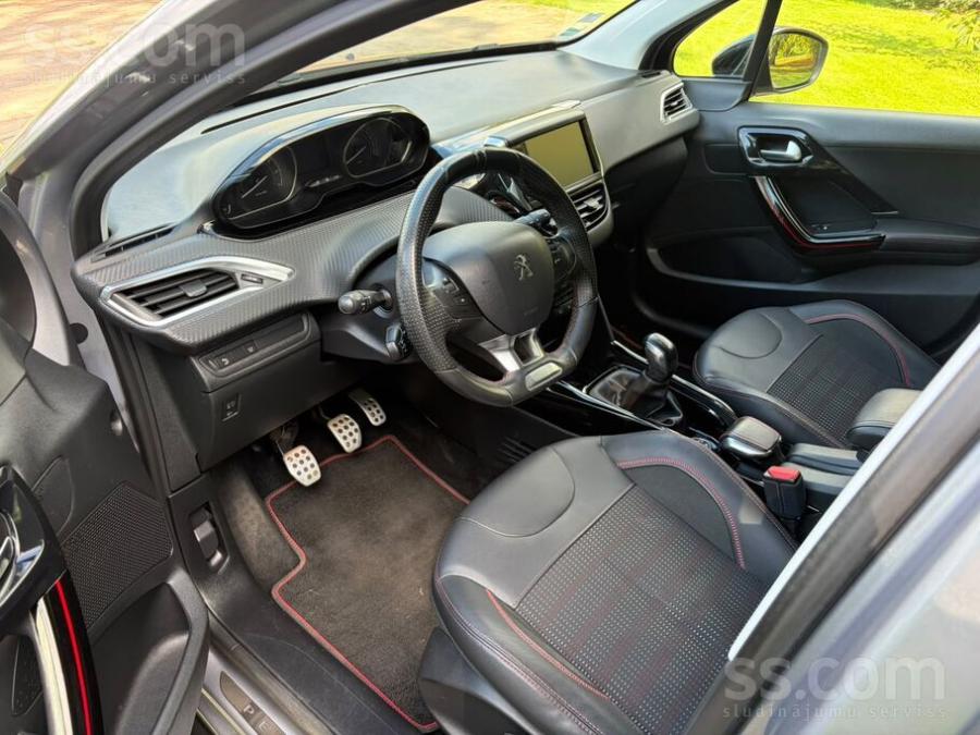 Pelēks Peugeot 2008 2017 Jelgava, ar dzinēja tilpumu 1.20 L un nobraukumu 177 tūkst. km par 6480 €, foto 11 vietnē AUTOMOTO.COM.LV