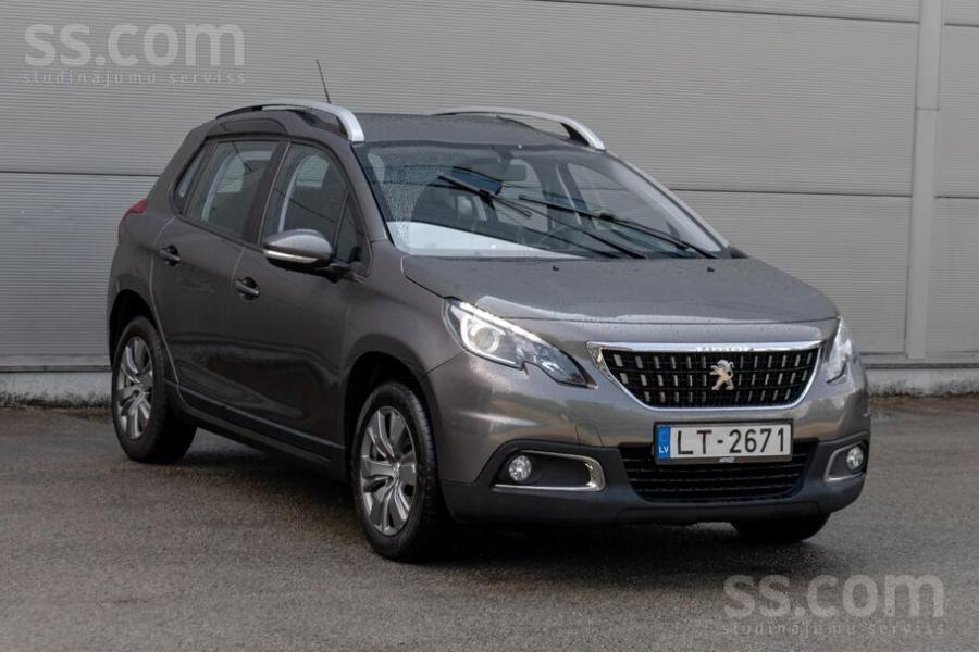 Grey Peugeot 2008 2018 in Riga, with an engine capacity of 1.20 L and mileage of 0 thousand km for 10500 €, photo 3 on AUTOMOTO.COM.LV