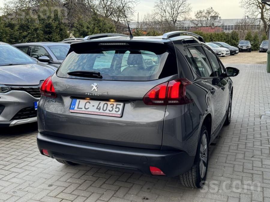 Pelēks Peugeot 2008 2018 Rīga, ar dzinēja tilpumu 1.20 L un nobraukumu 159 tūkst. km par 7800 €, foto 4 vietnē AUTOMOTO.COM.LV