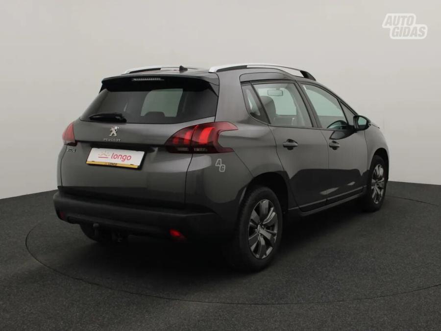 Grey Peugeot 2008 2018 in Vilnius, with an engine capacity of 1.20 L and mileage of 81 thousand km for 9199 €, photo 9 on AUTOMOTO.COM.LV