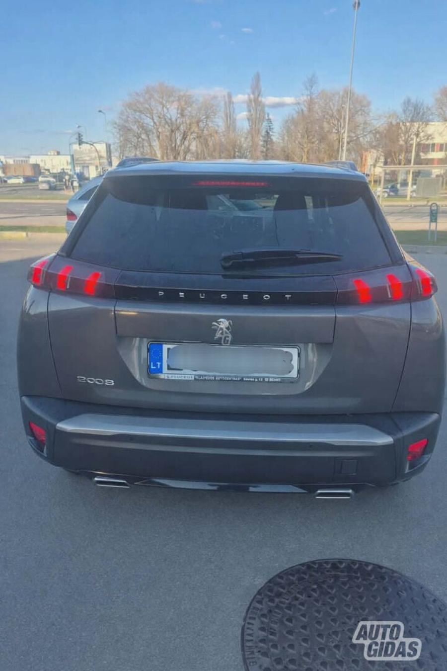Grey Peugeot 2008 2019 in Klaipeda, with an engine capacity of 1.20 L and mileage of 110 thousand km for 13800 €, photo 11 on AUTOMOTO.COM.LV