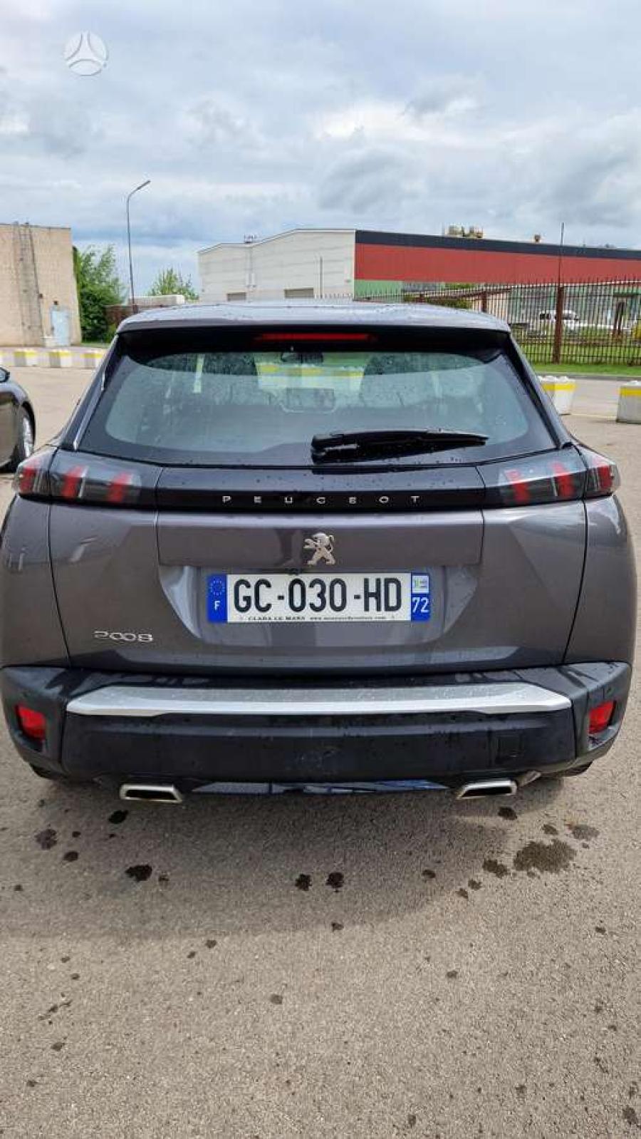 Pelēks Peugeot 2008 2021 Marijampole, ar dzinēja tilpumu 1.20 L un nobraukumu 150 tūkst. km par 11253 €, foto 7 vietnē AUTOMOTO.COM.LV
