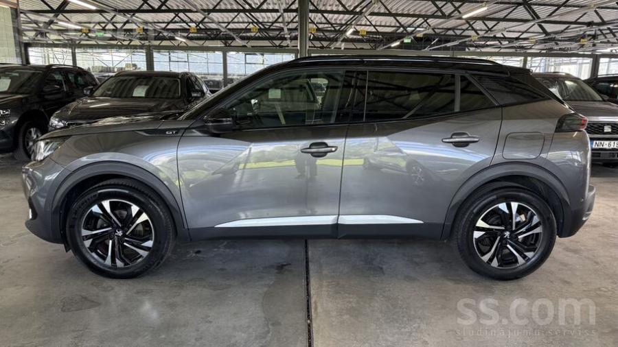 Grey Peugeot 2008 2021 in Riga, with an engine capacity of 1.20 L and mileage of 52 thousand km for 16500 €, photo 3 on AUTOMOTO.COM.LV