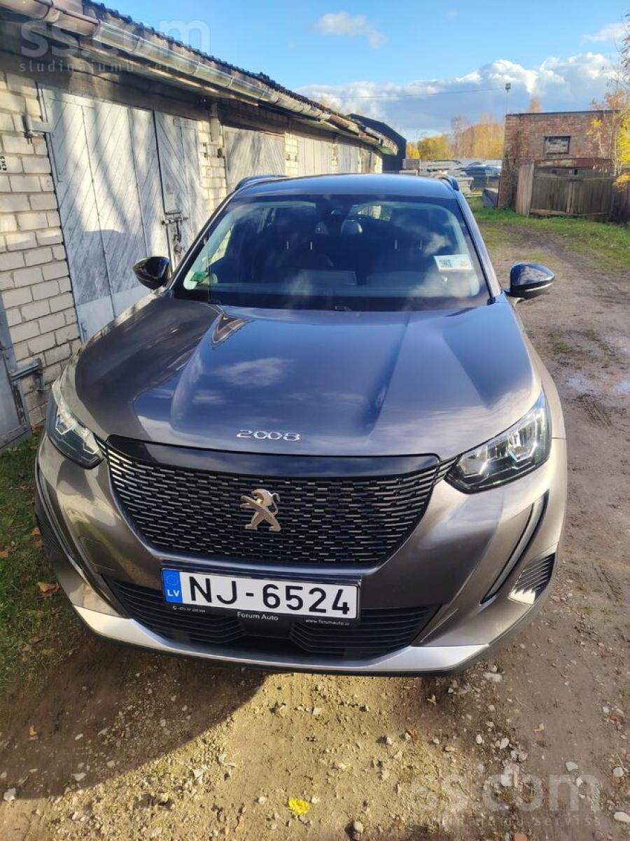 Pelēks Peugeot 2008 2022 Jelgava, ar dzinēja tilpumu 1.20 L un nobraukumu 39 tūkst. km par 14500 €, foto 1 vietnē AUTOMOTO.COM.LV