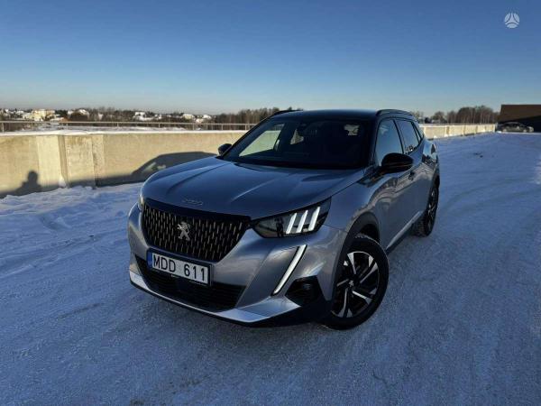 Grey Peugeot 2008 2022 in Vilnius, with an engine capacity of 1.50 L and mileage of 60 thousand km for 17200 €, photo 1 on AUTOMOTO.COM.LV
