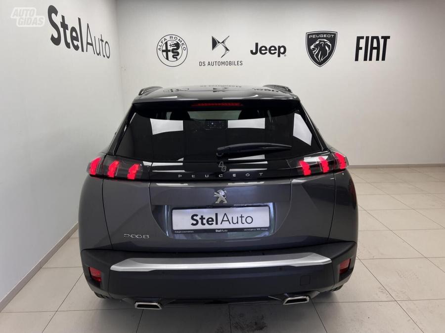 Grey Peugeot 2008 2022 in Vilnius, with an engine capacity of 1.20 L and mileage of 57 thousand km for 16990 €, photo 8 on AUTOMOTO.COM.LV