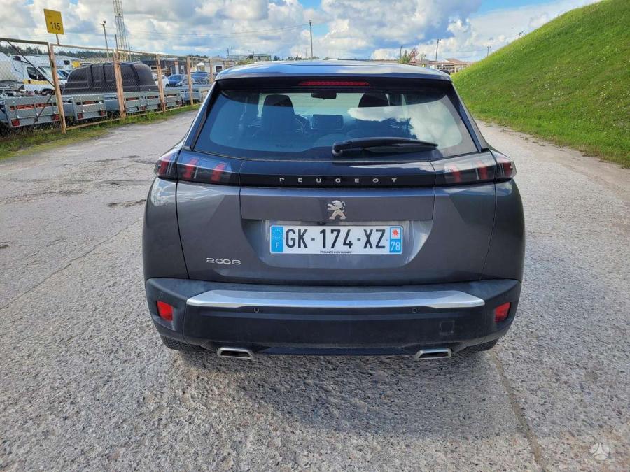 Pelēks Peugeot 2008 2022 Viļņa, ar dzinēja tilpumu 1.20 L un nobraukumu 134 tūkst. km par 11314 €, foto 7 vietnē AUTOMOTO.COM.LV